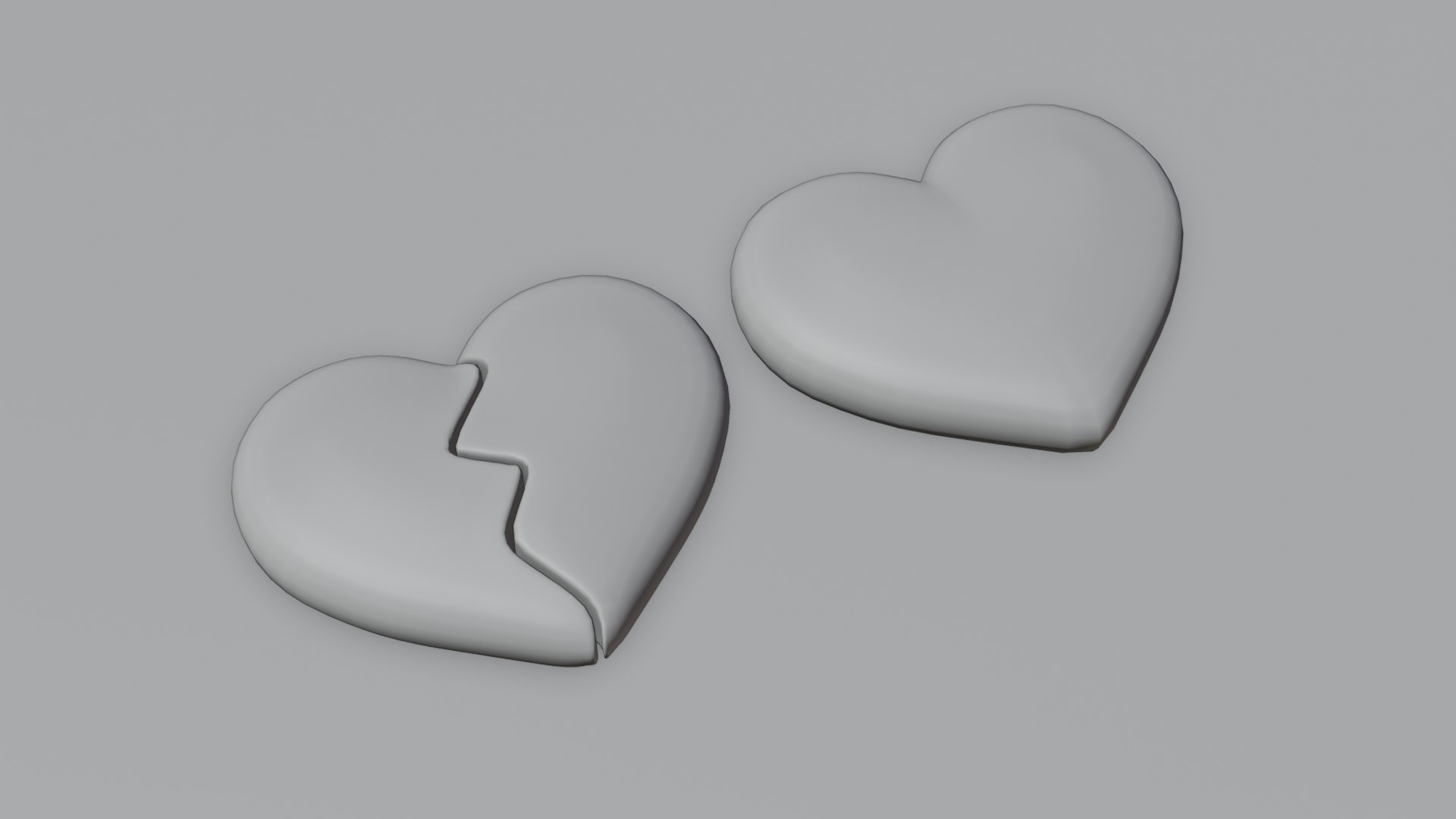 3D Cartoon Heart Model - TurboSquid 2046851
