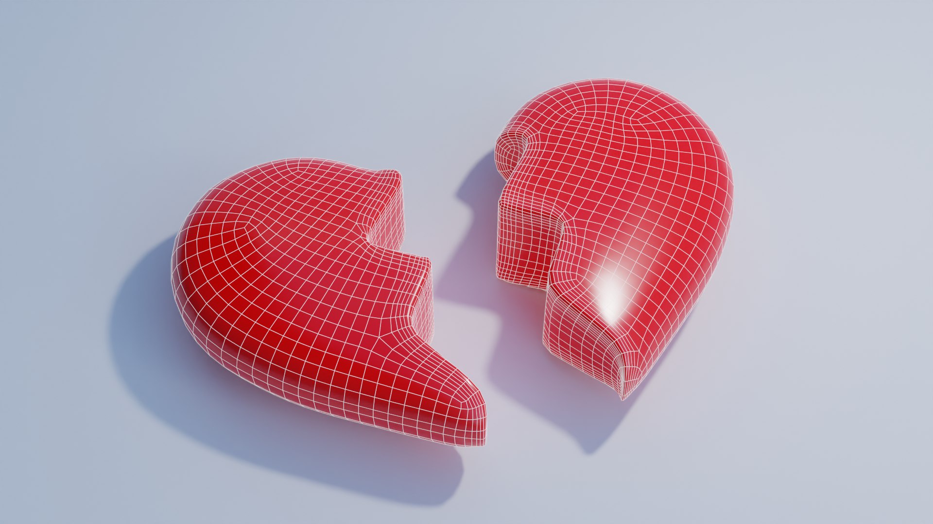 3D Cartoon Heart Model - TurboSquid 2046851