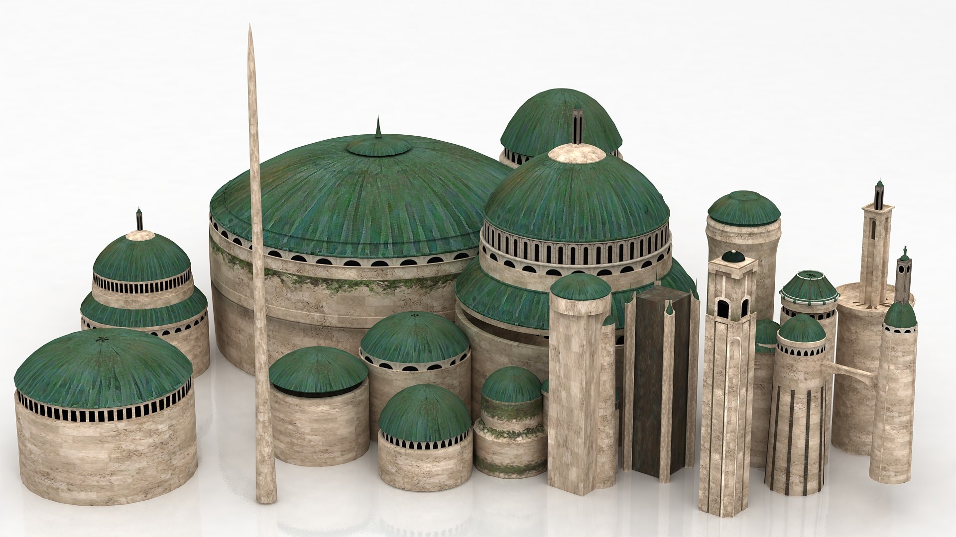 Theed Royal Palace Home Building 3D Model - TurboSquid 1643047