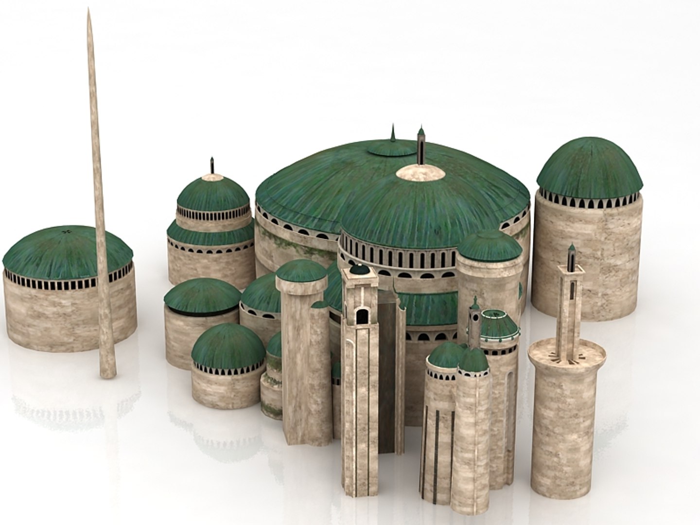 Theed Royal Palace Home Building 3D Model - TurboSquid 1643047