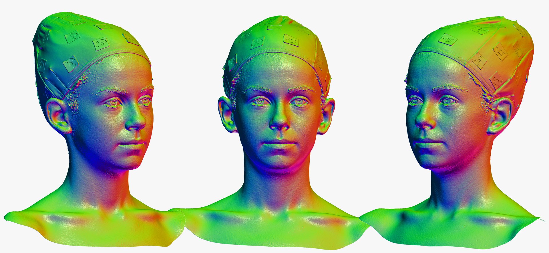 Rhea Human Head Neutral 3D Model - TurboSquid 1602849