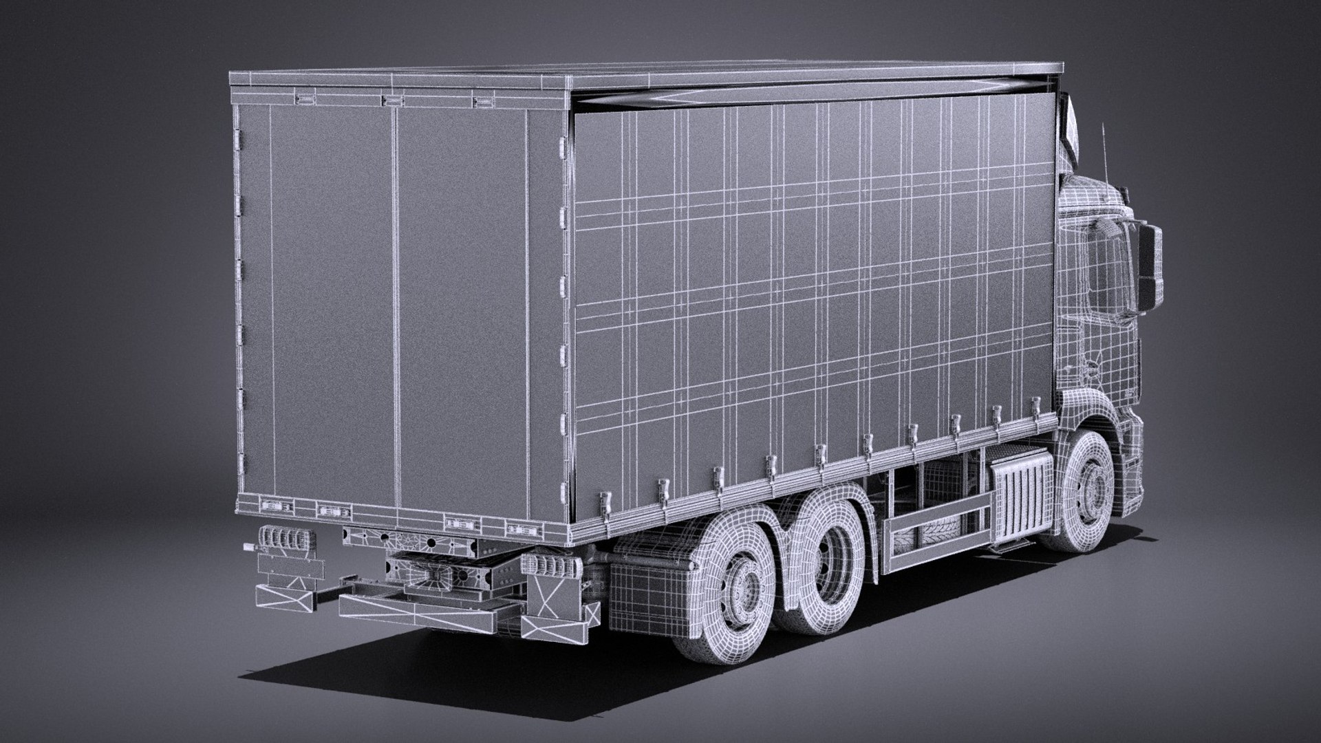 3D Model Mercedes 2017 Box | 1146074 | TurboSquid