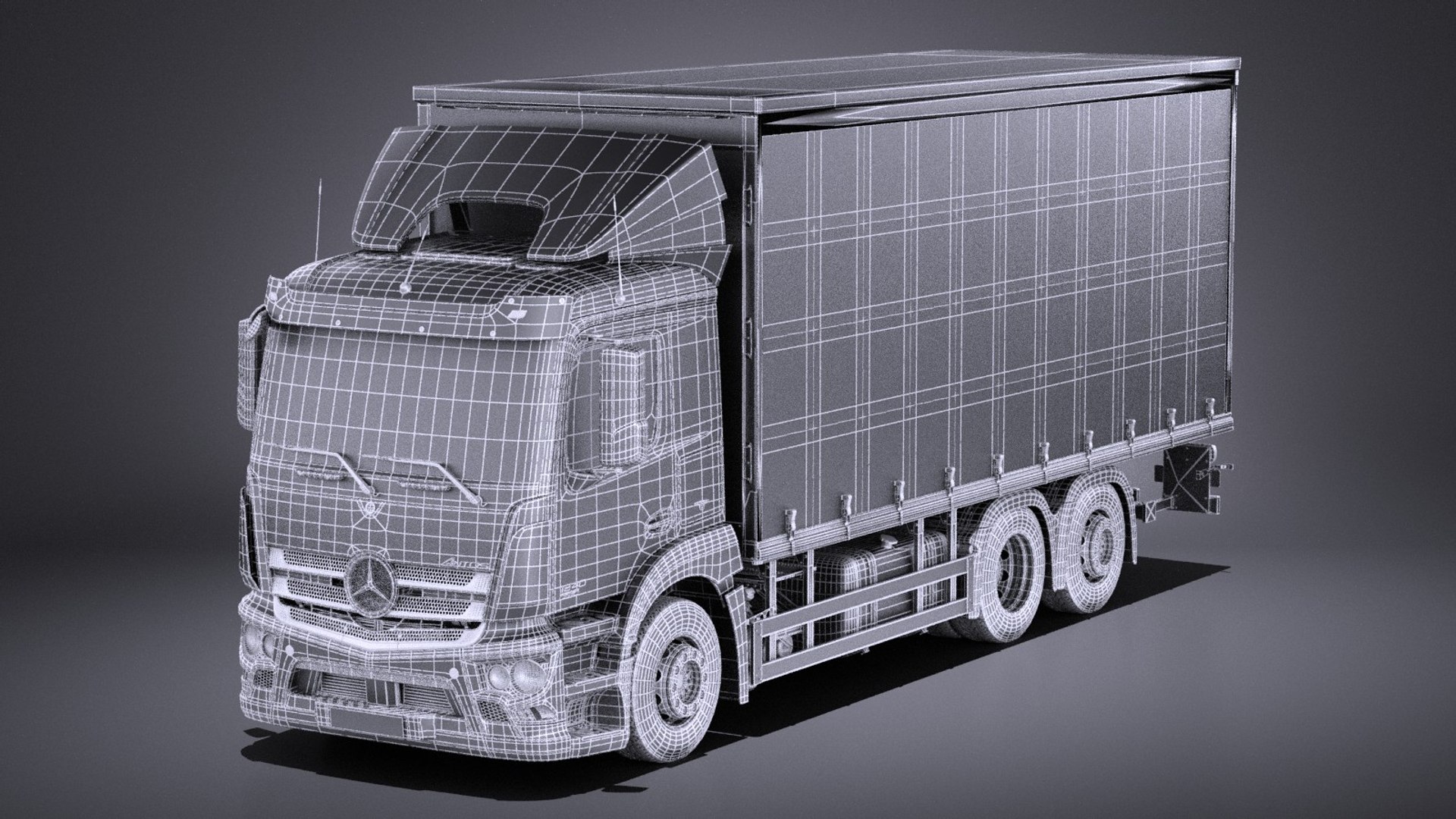 3D Model Mercedes 2017 Box | 1146074 | TurboSquid