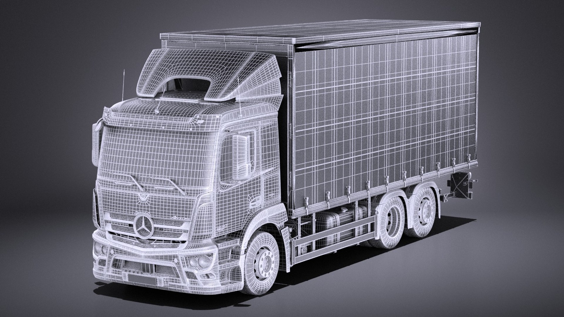 3D Model Mercedes 2017 Box | 1146074 | TurboSquid