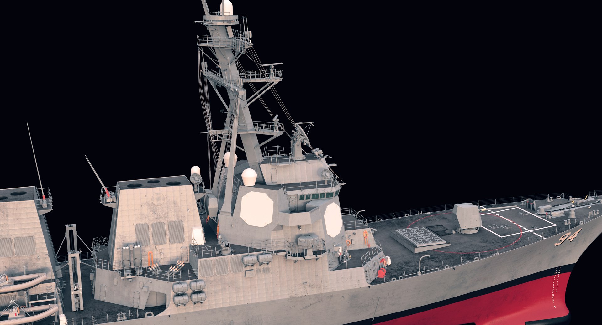 Uss Nitze 3d Model