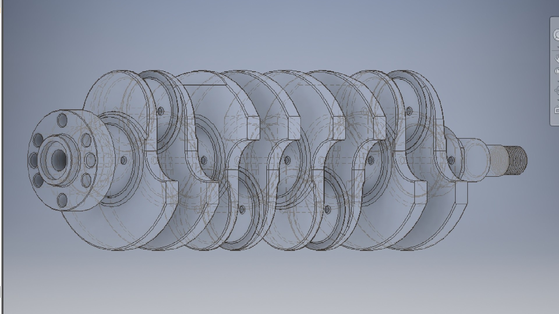 3D 4 Engines Crankshaft - TurboSquid 1795770