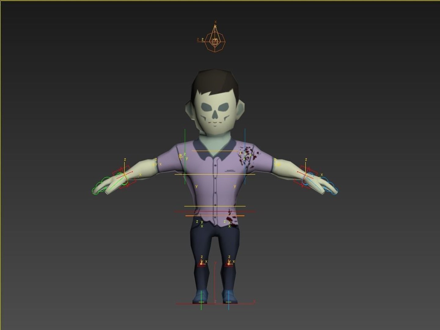 Zombie 3 Low-poly Vr 3D Model - TurboSquid 1189406