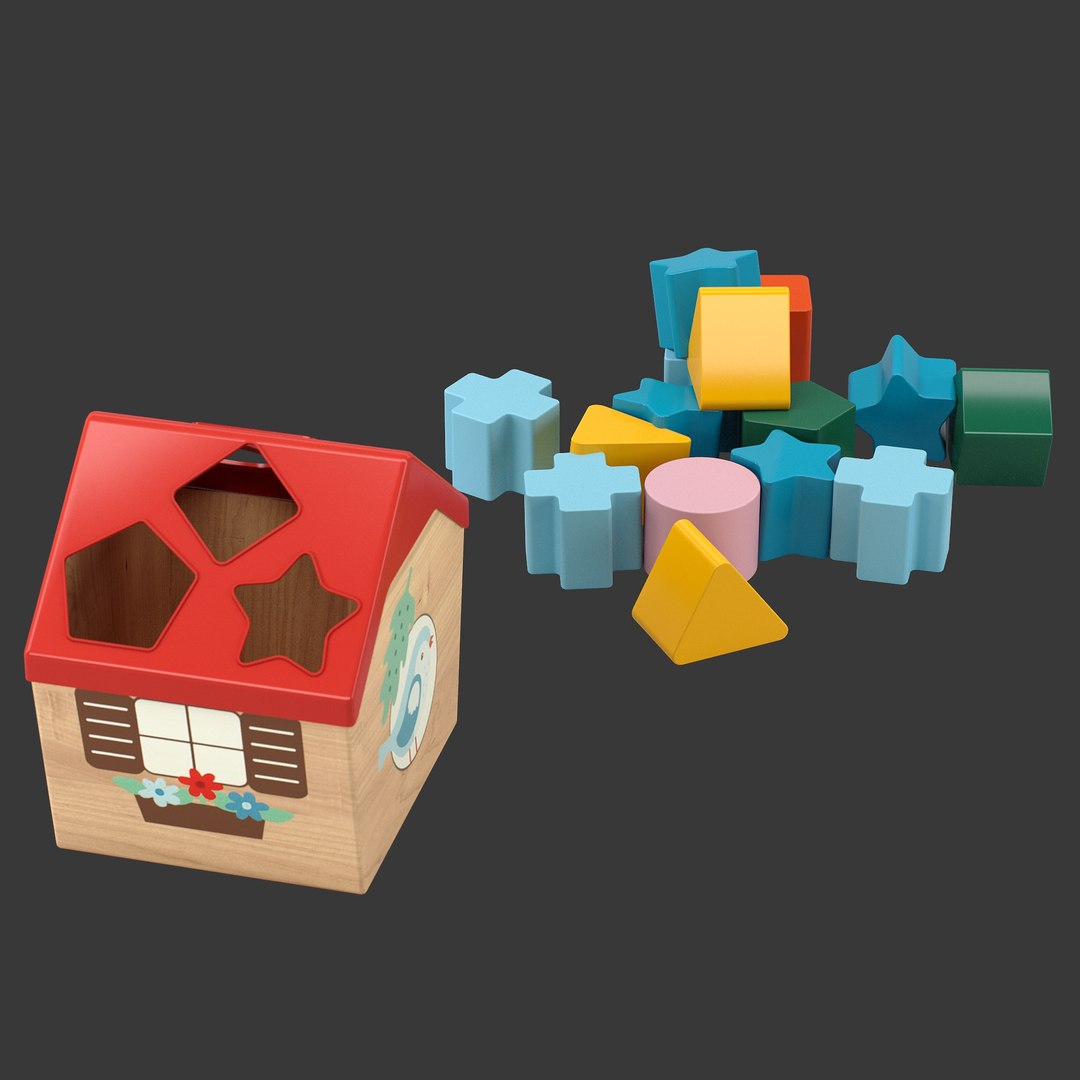 3D IKEA UPPSTA Shape Sorter Toy - TurboSquid 2049583