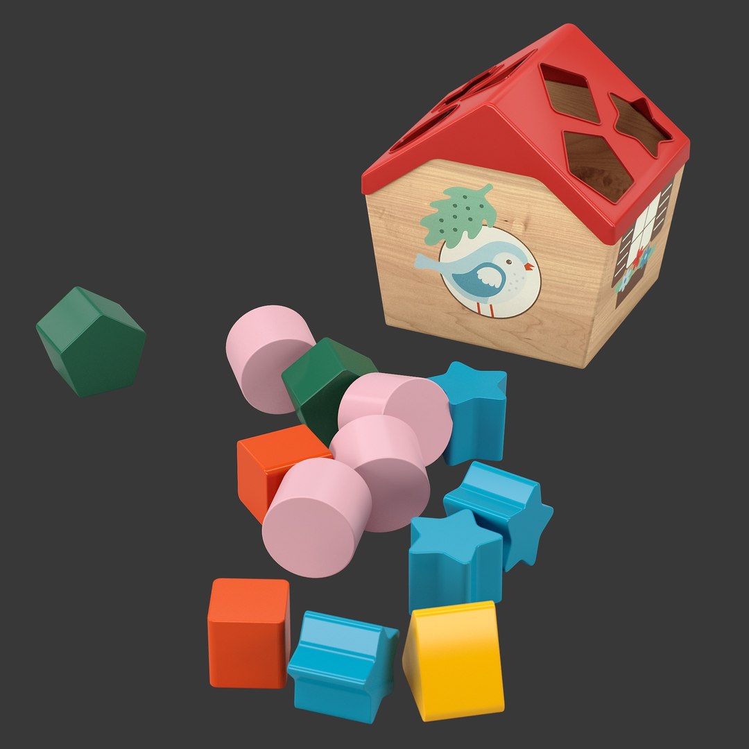 3D IKEA UPPSTA Shape Sorter Toy - TurboSquid 2049583
