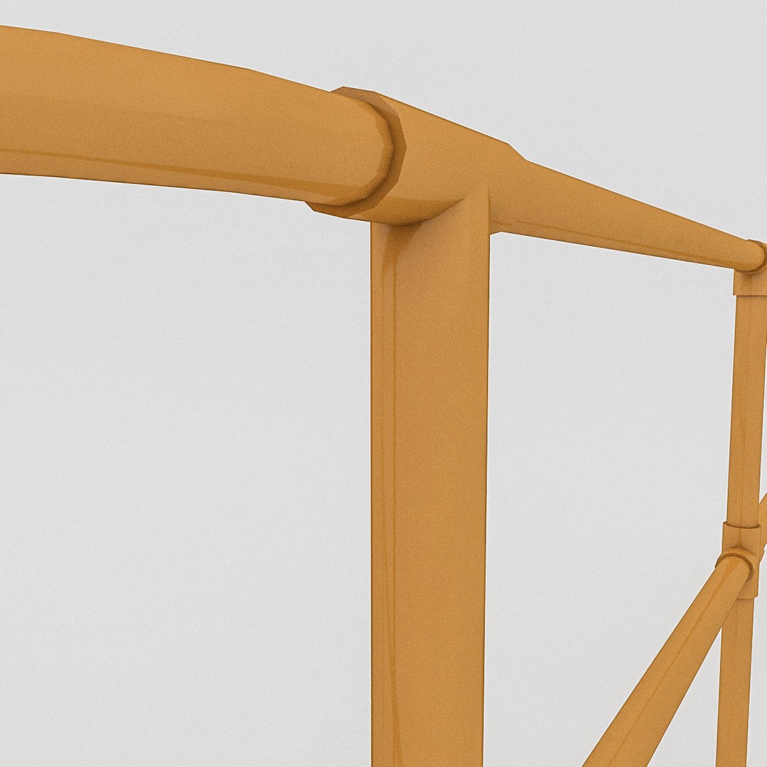 Metal Railing 3D Model - TurboSquid 1440640