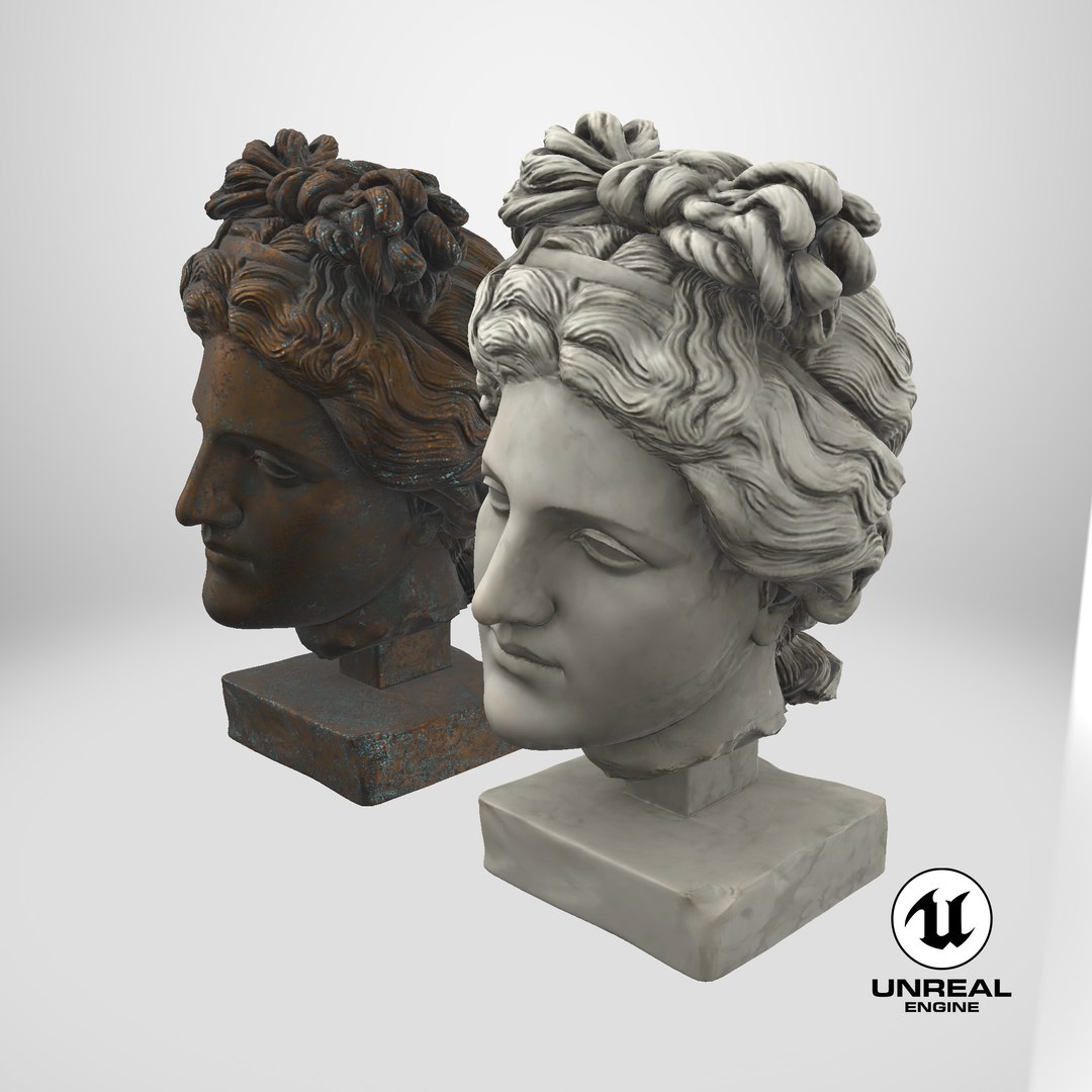 Head Sculpture Aphrodite 3d Model