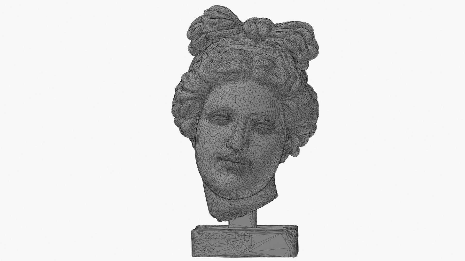 Head Sculpture Aphrodite 3d Model