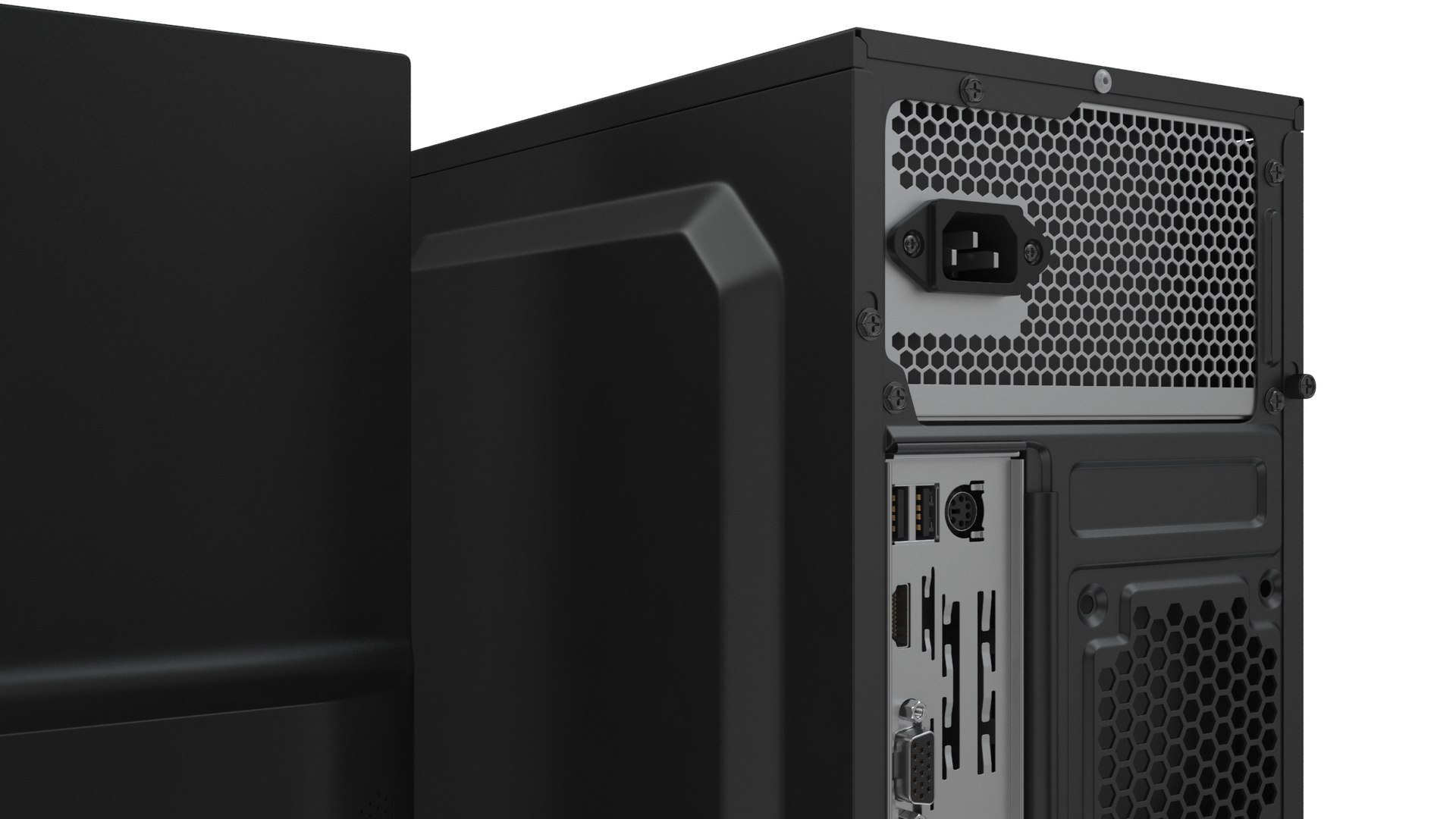 3D Model Desktop And Monitor Generic - TurboSquid 2055271