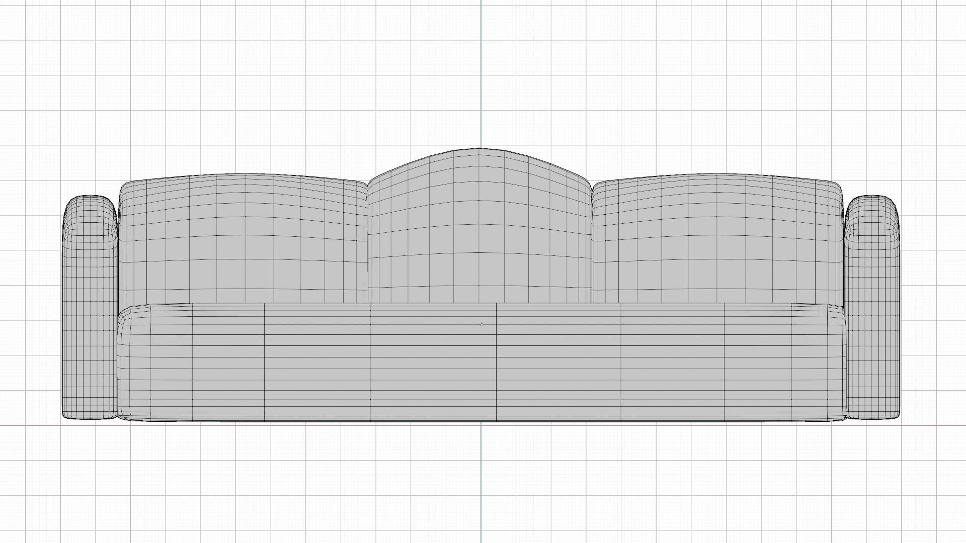 Simple Sofa Model - TurboSquid 2379701