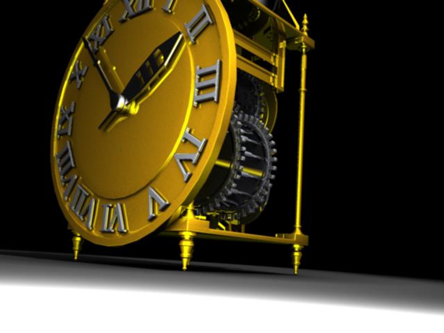 Maya Lantern Clock Gears