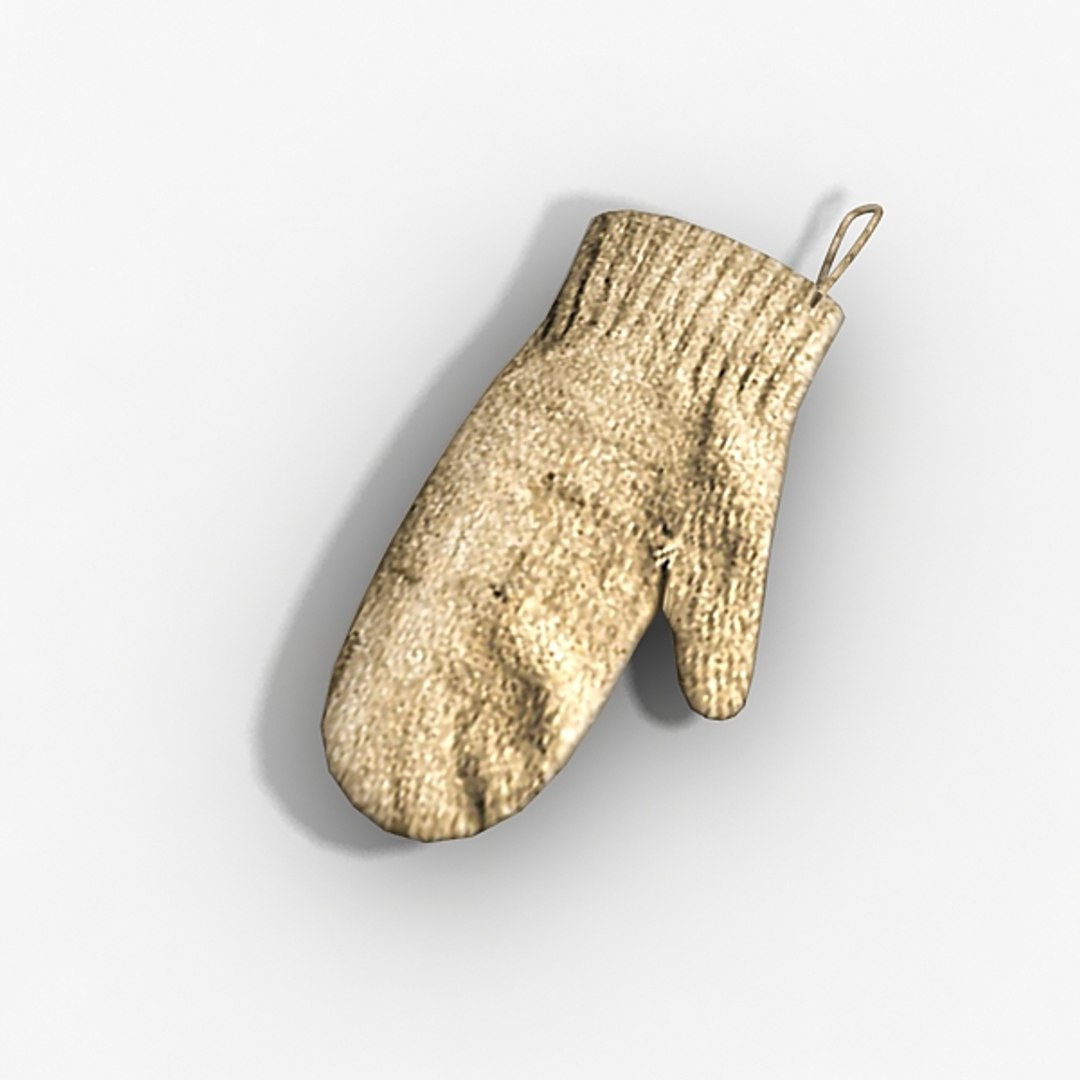 3d Model Of Mitten