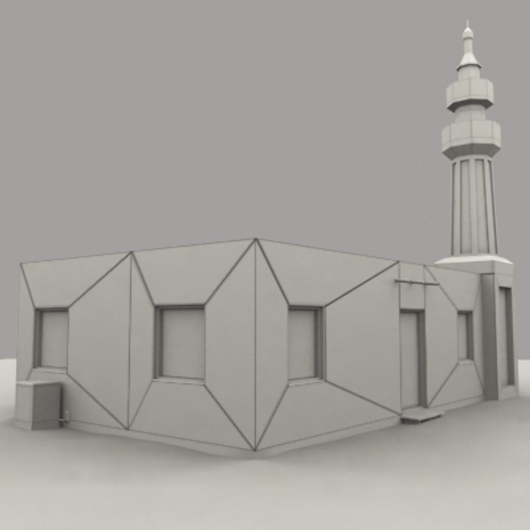 3dsmax iongfx somalia mosque building