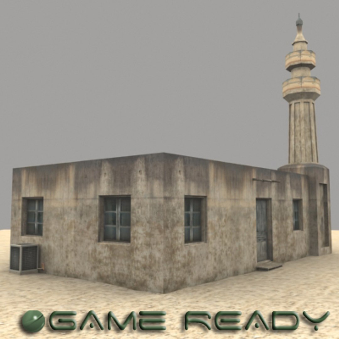 3dsmax Iongfx Somalia Mosque Building