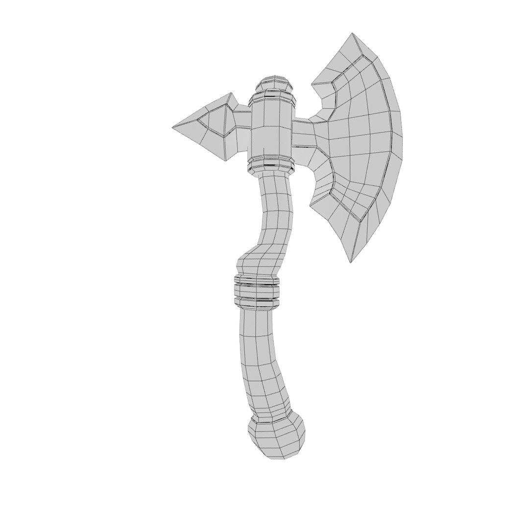 3d Model Funny Axe