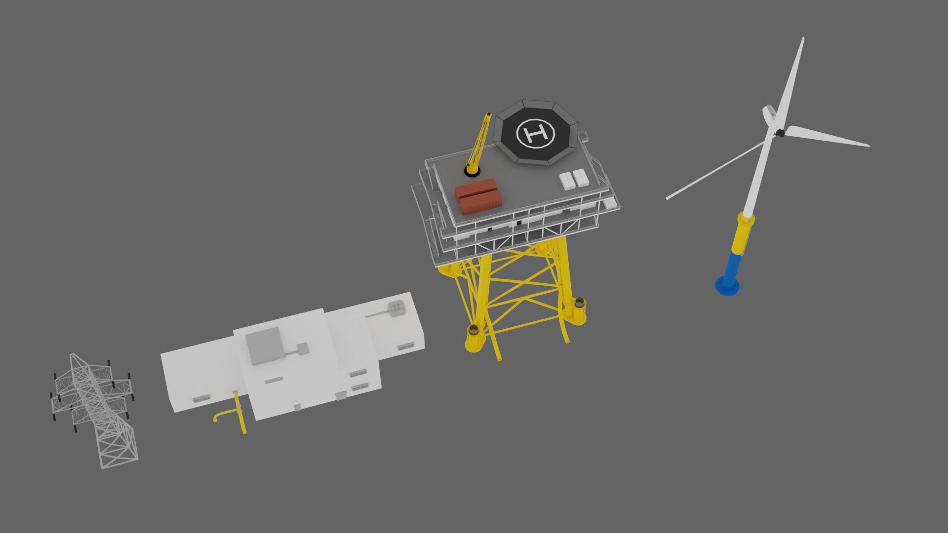 3D Wind Farm - TurboSquid 1575192