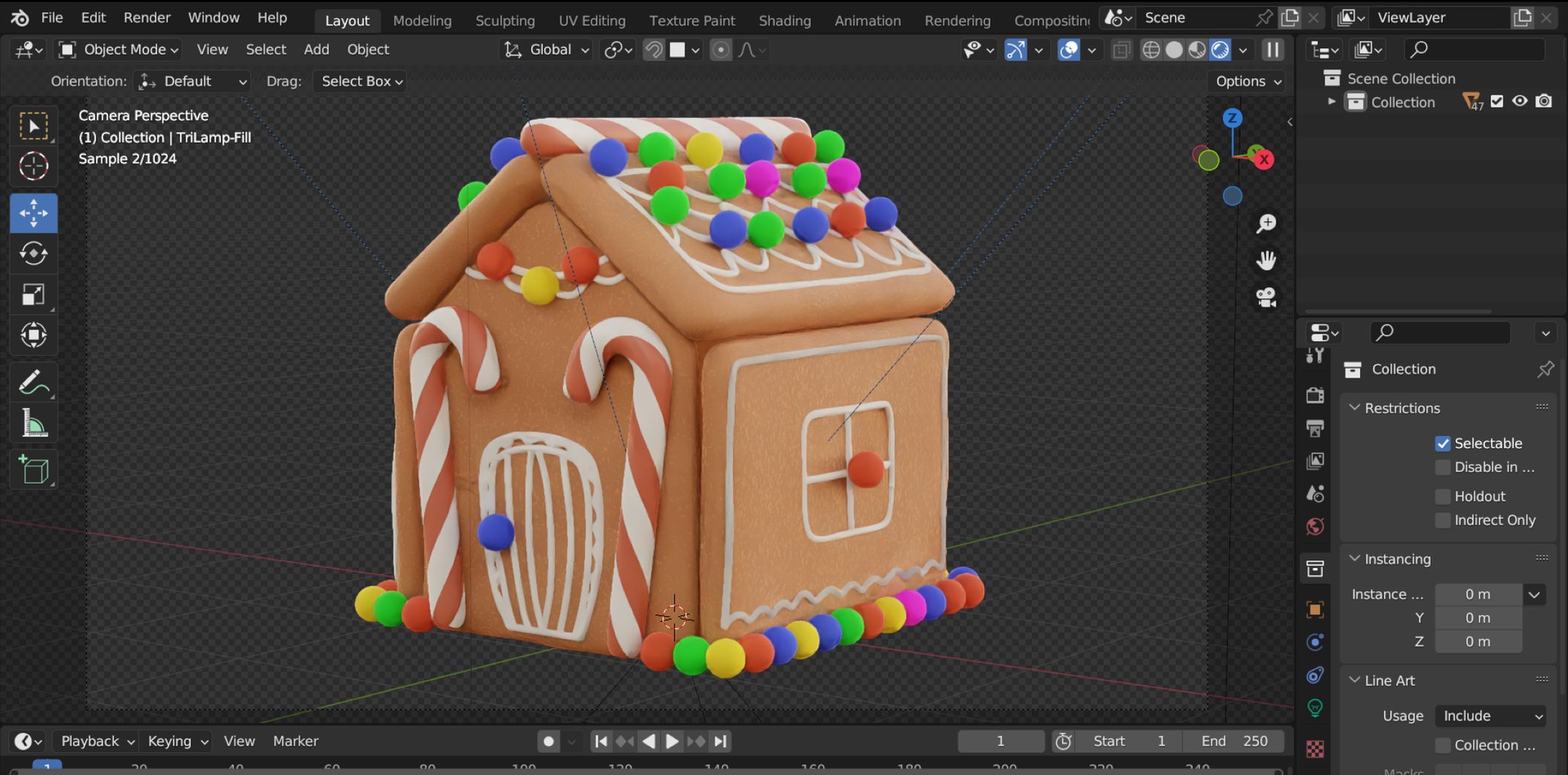 Gingerbread 3D Model - TurboSquid 2147231