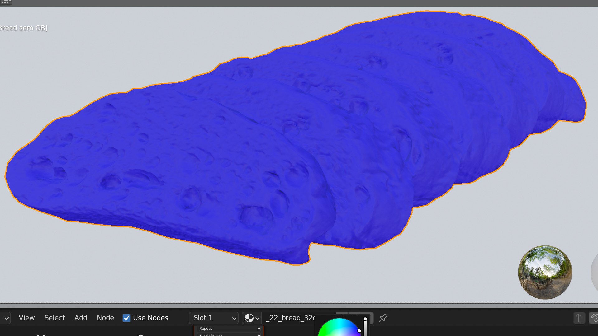3D Model Sliced Baguette Or Cut French Bread With Seeds And Spices ...