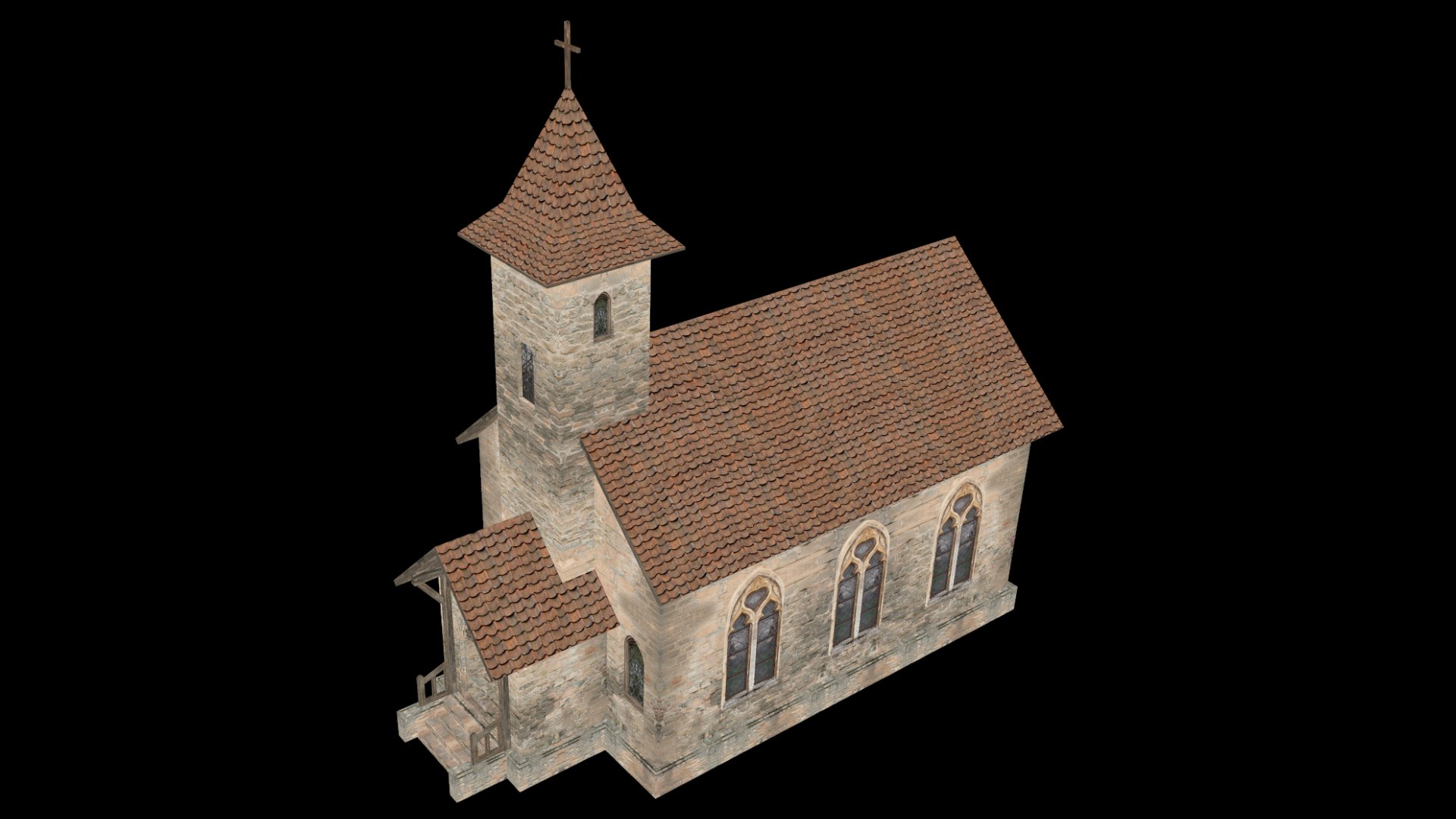 Church Low Poly 3D - TurboSquid 1784865