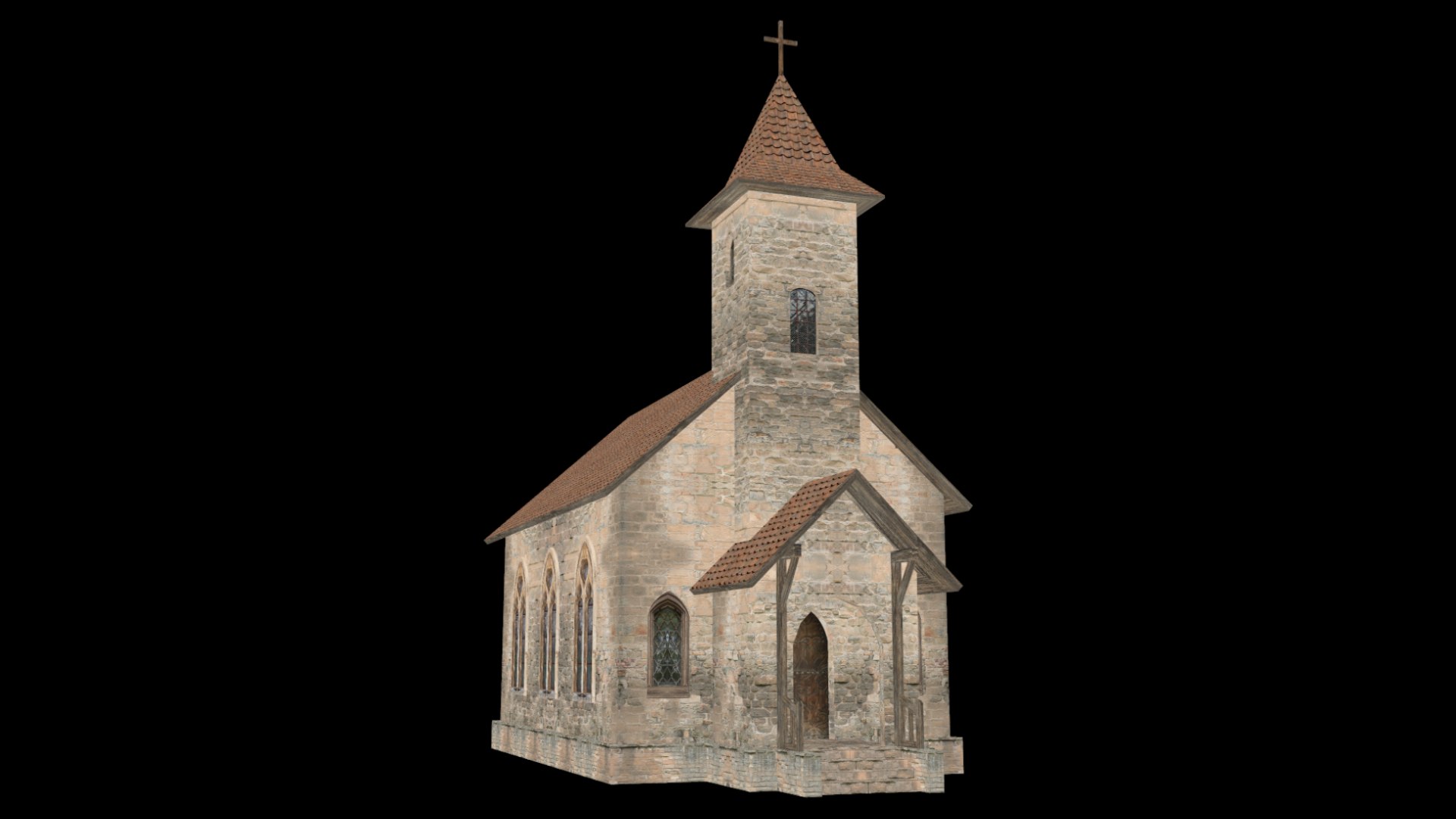 Church Low Poly 3D - TurboSquid 1784865