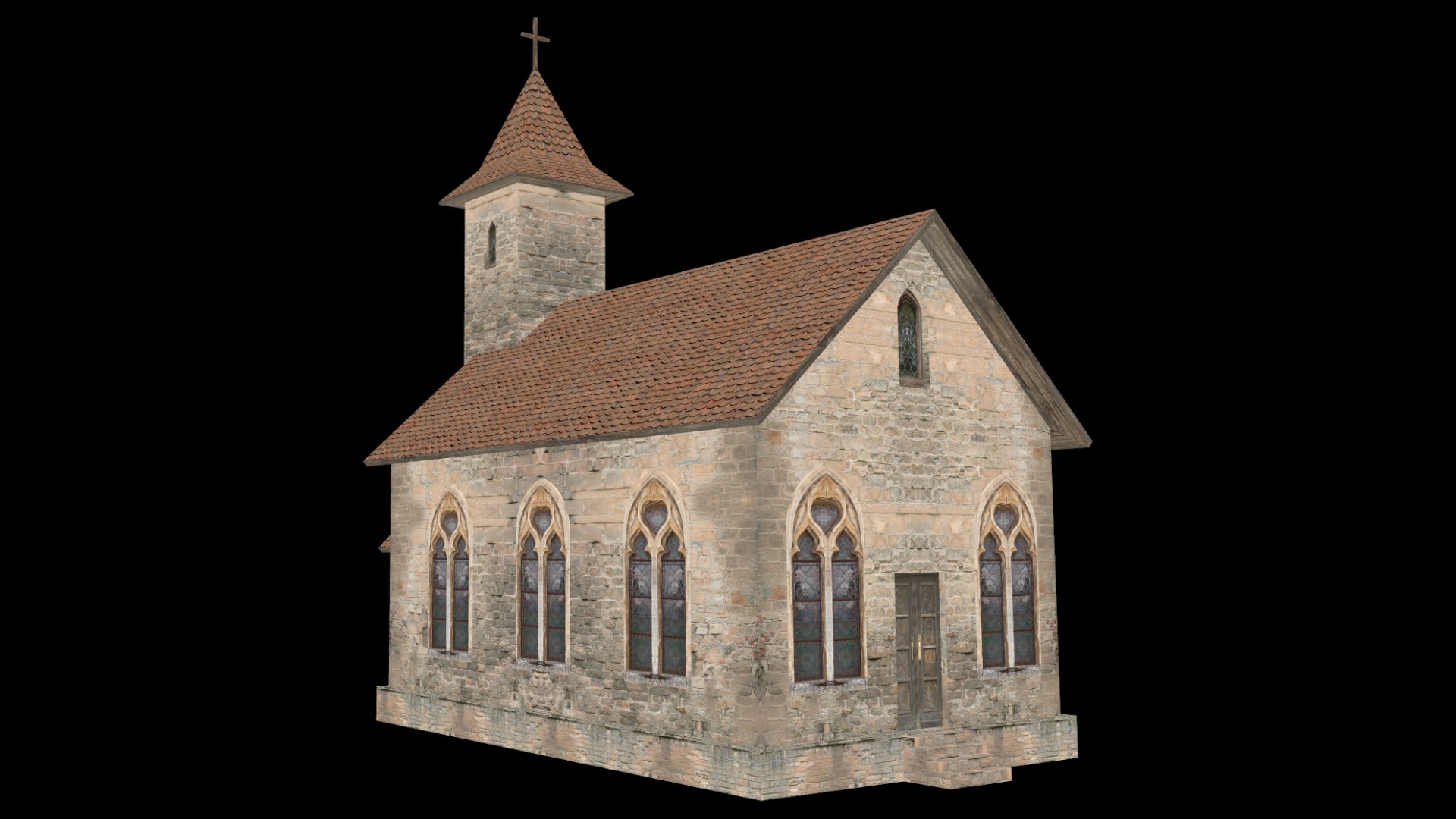 Church Low Poly 3D - TurboSquid 1784865