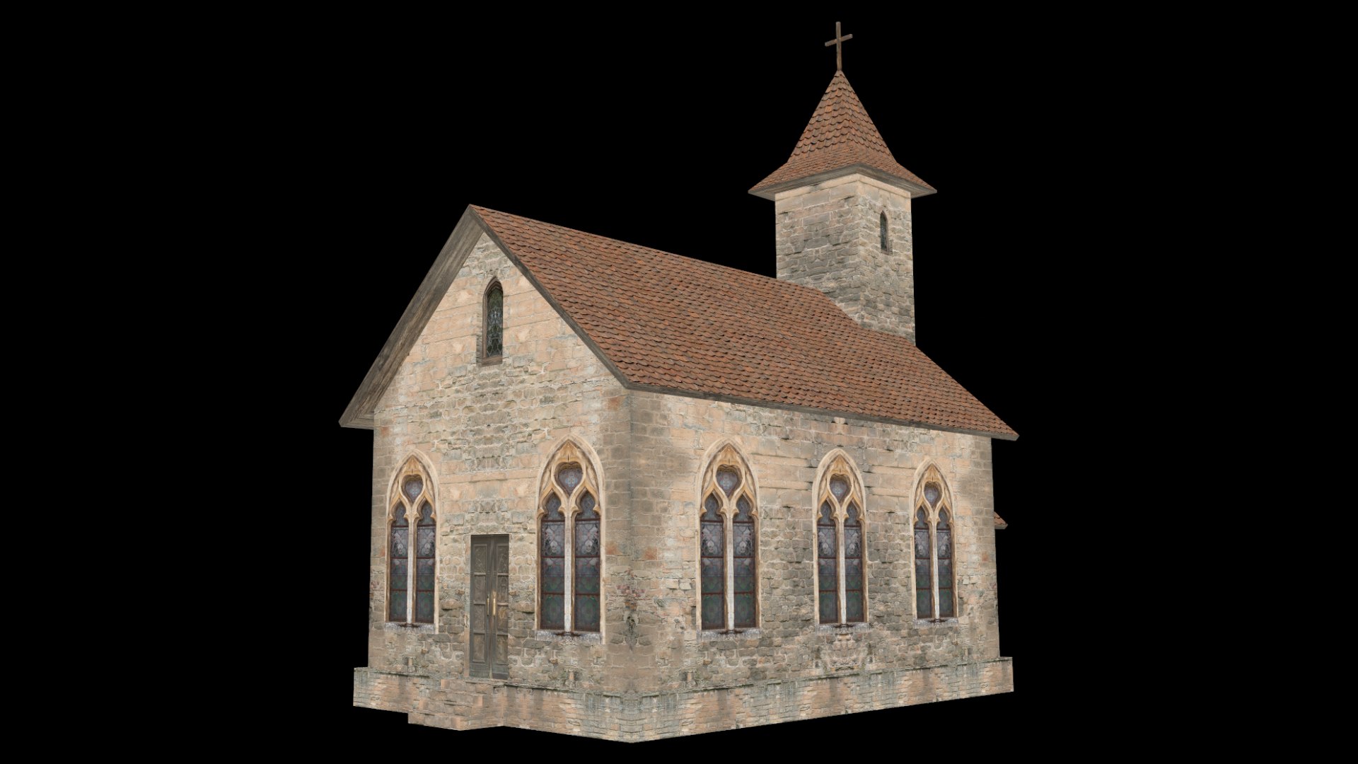 Church Low Poly 3D - TurboSquid 1784865