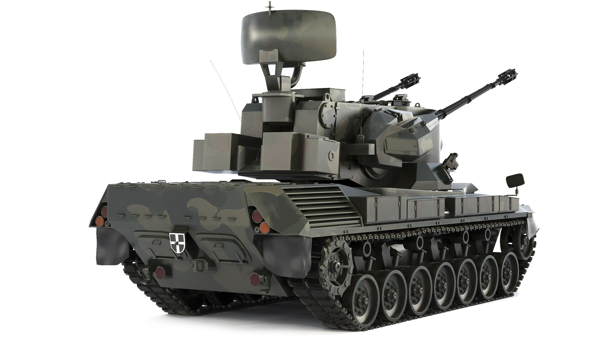 3D Gepard 1A2 FlakPz 2 2006 - TurboSquid 2078275