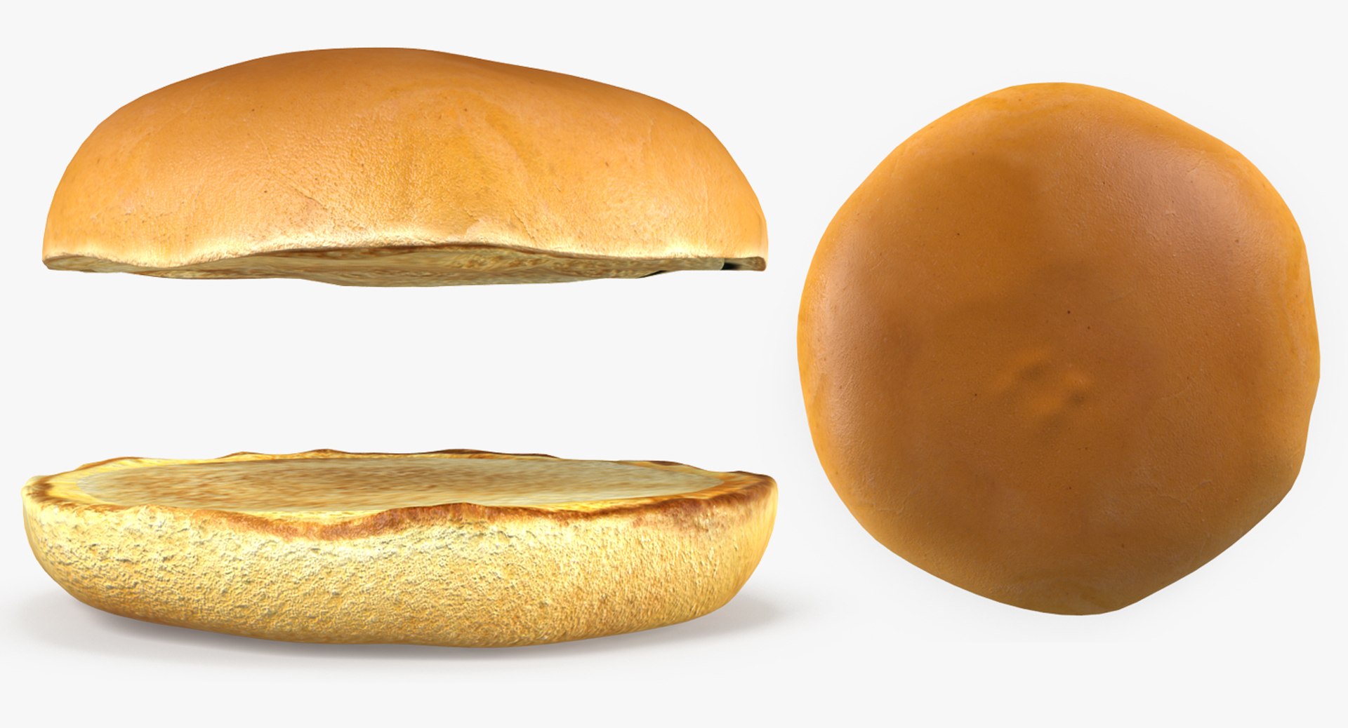 Burger Bun 3D Model - TurboSquid 1163699