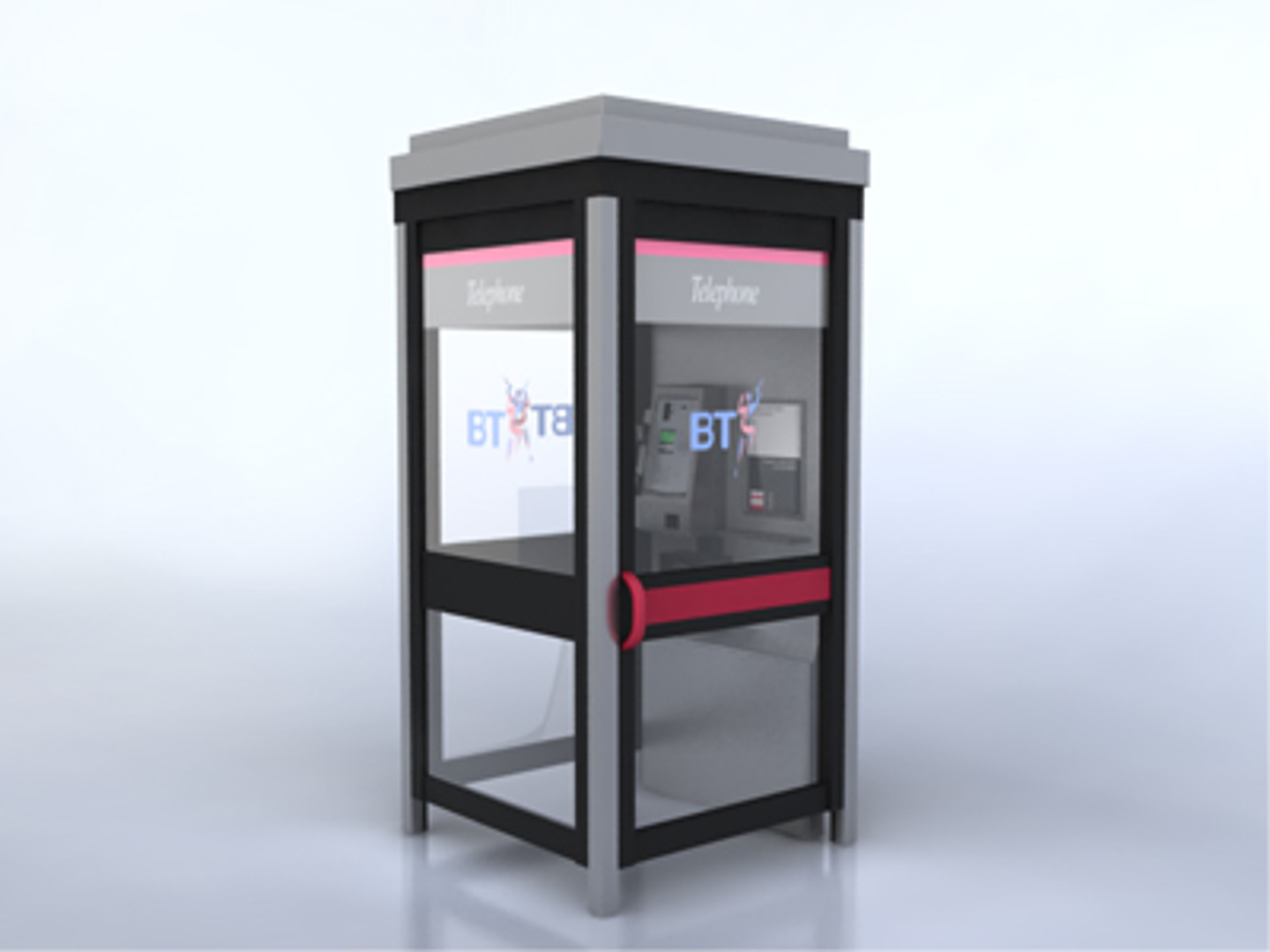 british phone 3d model