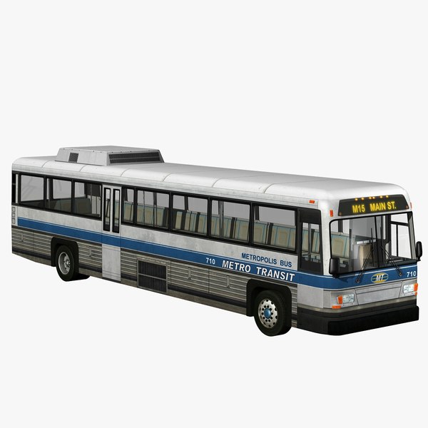 transit bus 3d model