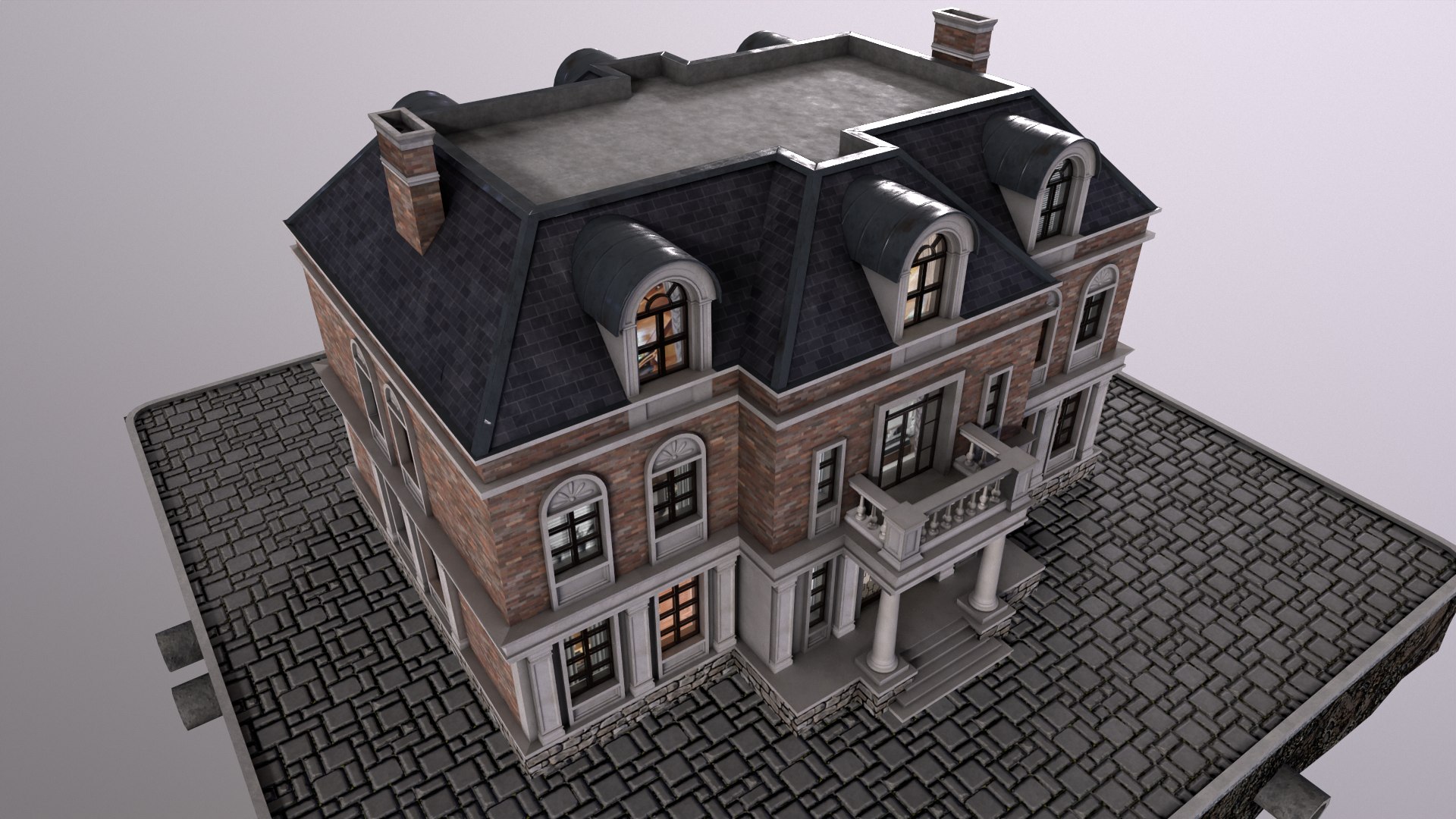 Primary City House PBR 4k Textures Low-poly 3D Model - TurboSquid 1994378