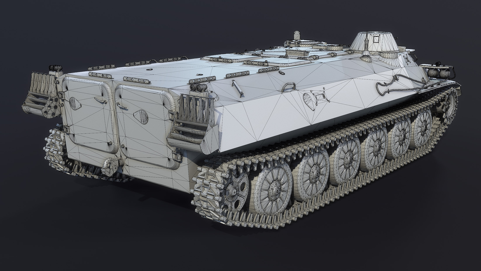 3D soviet mt-lb - TurboSquid 1651960