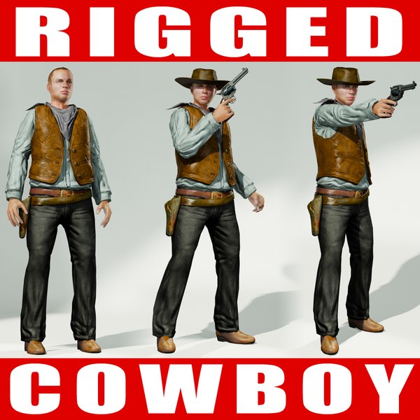Cowboy 3D Models for Download | TurboSquid