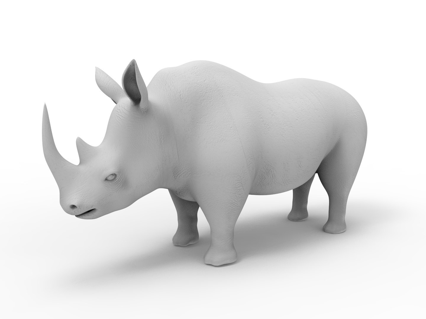 Realistic Rhino Rigged Animation 3D Model - TurboSquid 1270916