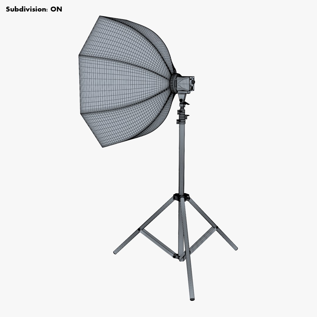 Studio Softbox Octagon Light M 1 3D model - TurboSquid 2152798