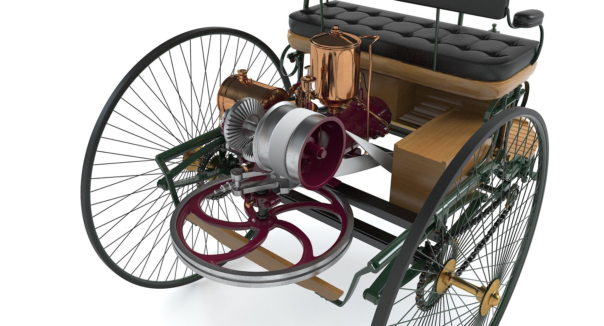 3d Model Benz Patent Motor Car