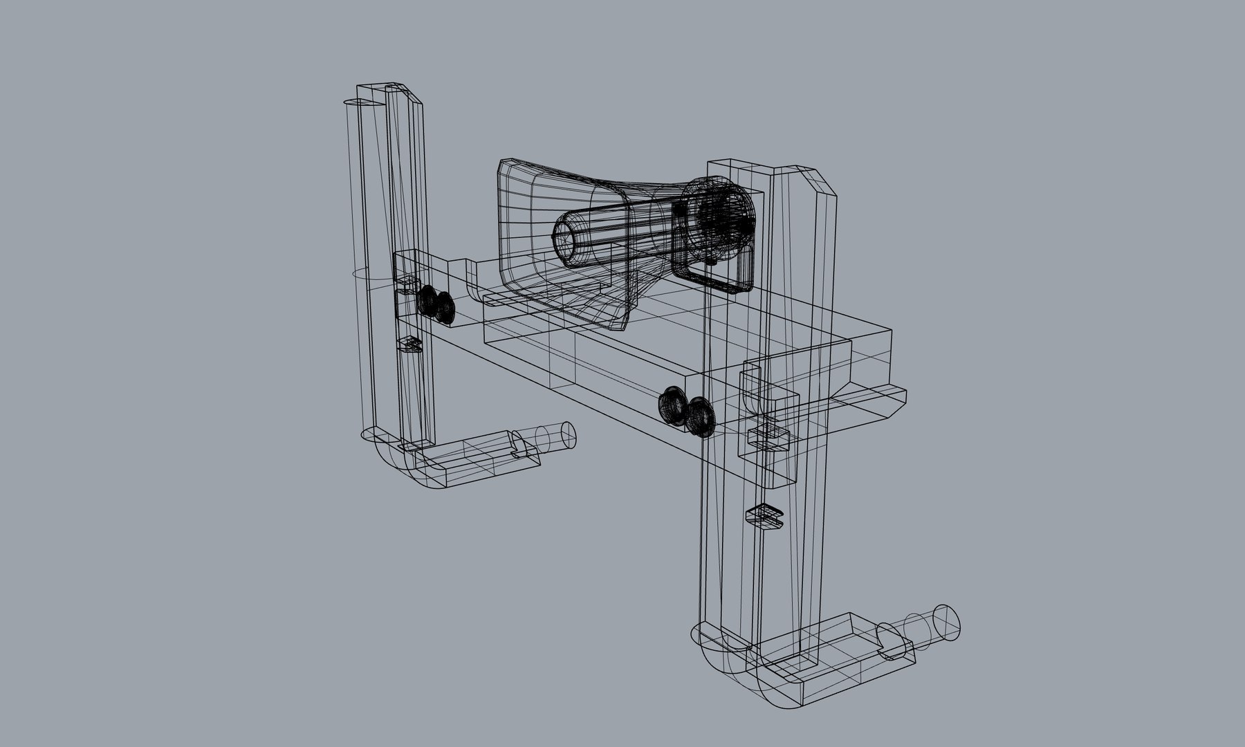 3D Model Chp Style Push Bumper - TurboSquid 1600006