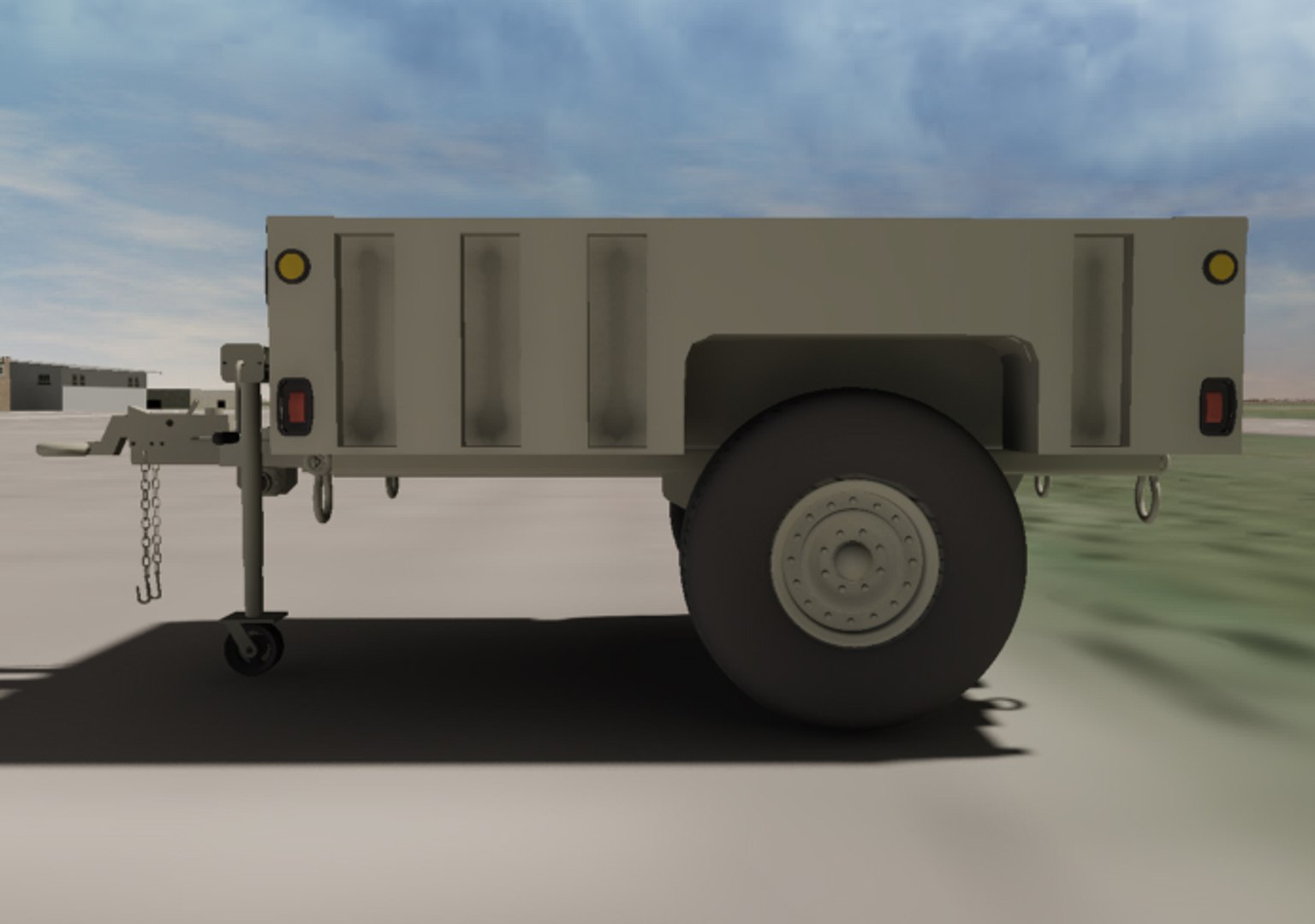 3d Model Of 2 Silver Eagle M1101