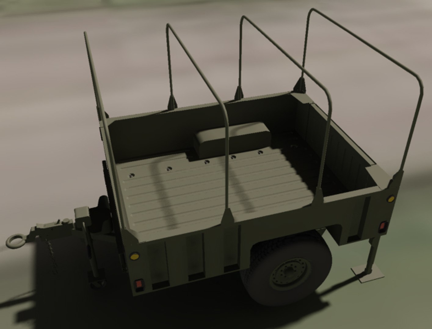 3d Model Of 2 Silver Eagle M1101