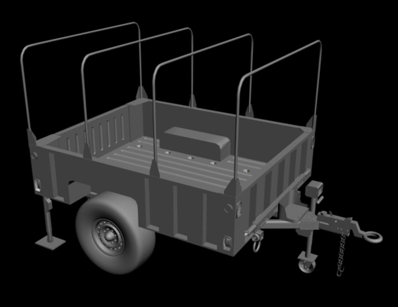 3d Model Of 2 Silver Eagle M1101