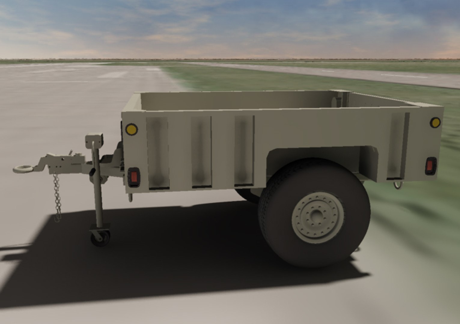 3d Model Of 2 Silver Eagle M1101