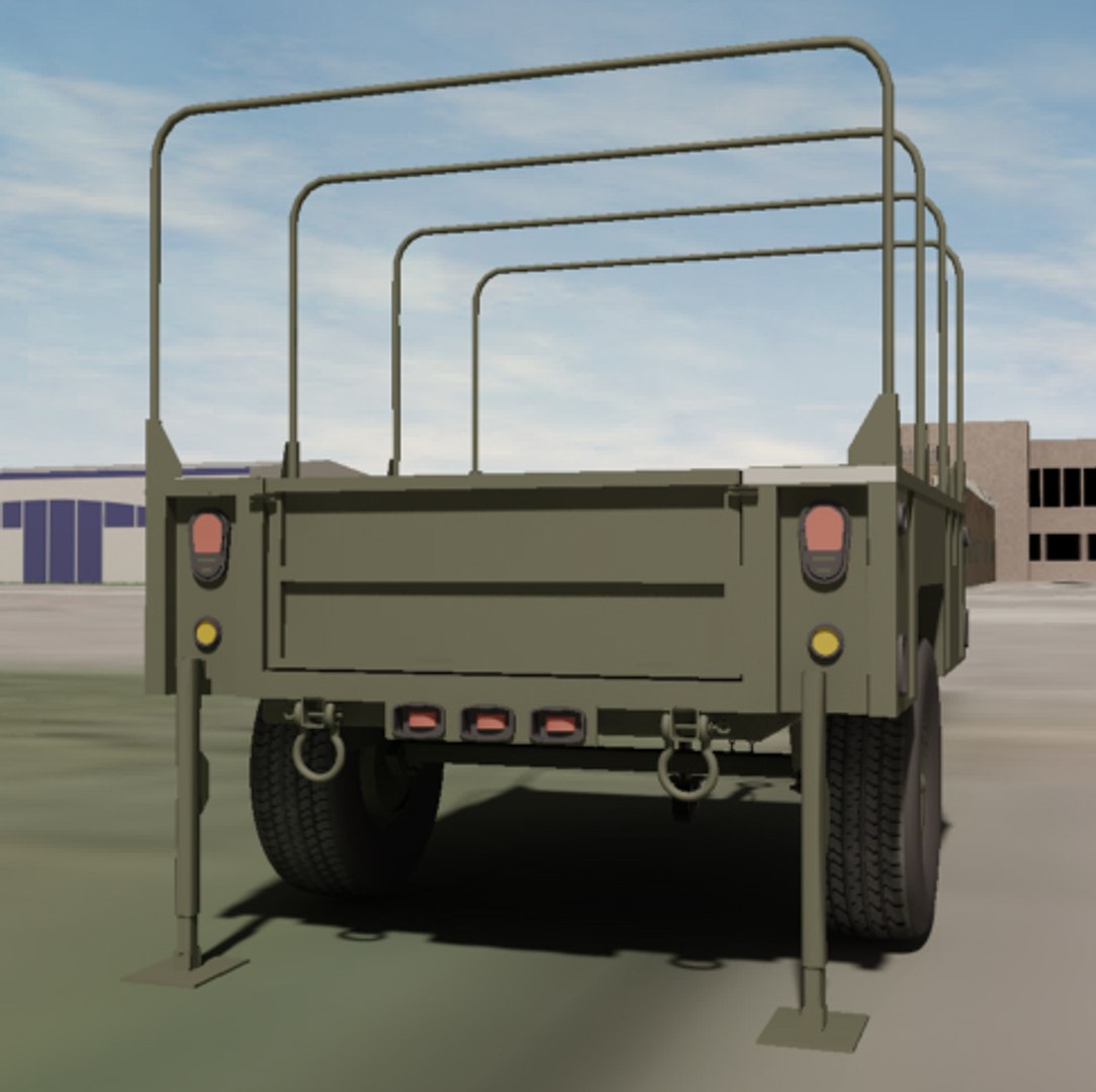 3d Model Of 2 Silver Eagle M1101