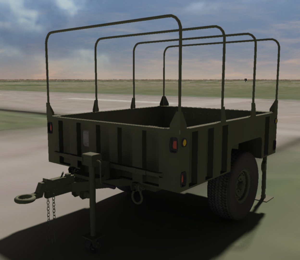 3d Model Of 2 Silver Eagle M1101