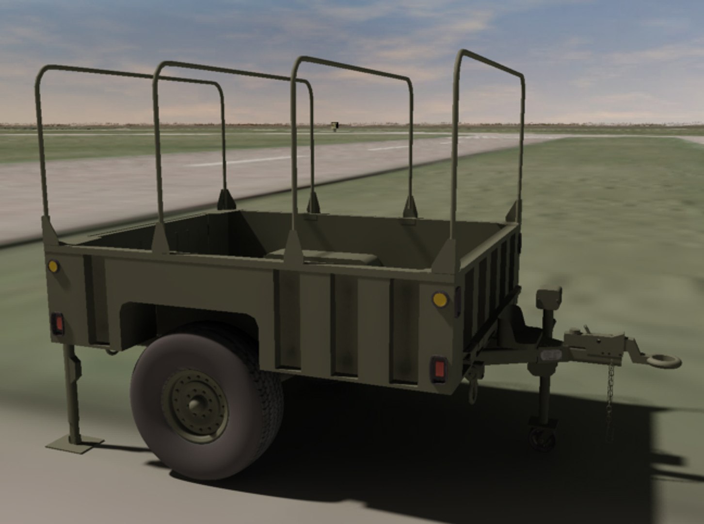 3d Model Of 2 Silver Eagle M1101