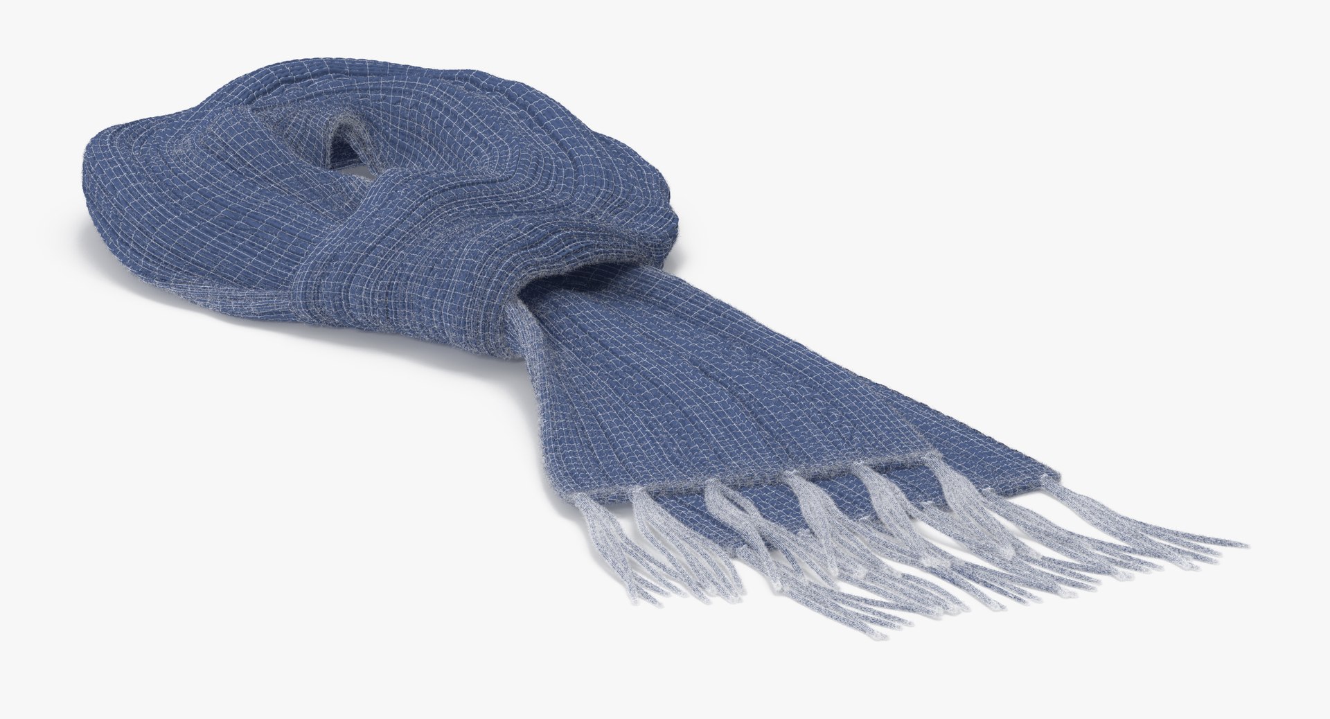 3d Model Scarf 03 Poses