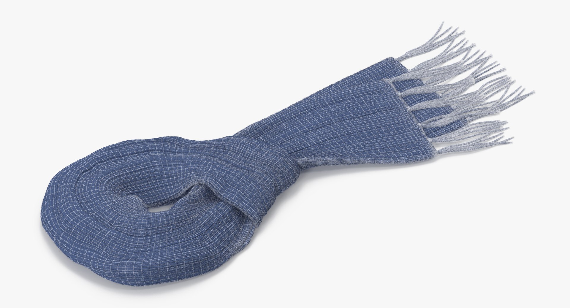 3d Model Scarf 03 Poses